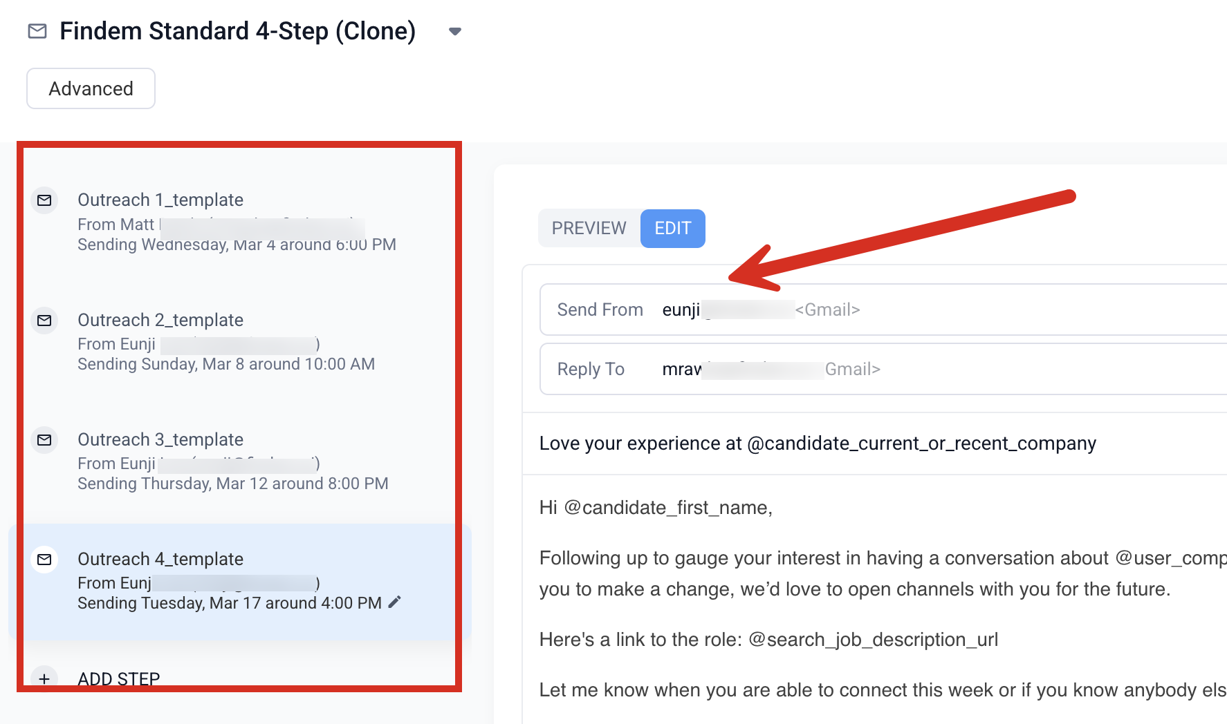 Sending Campaigns from Multiple Senders – Findem